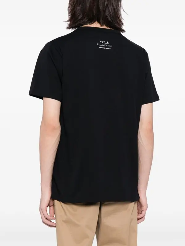 AGNES B. Emmanuel Hubaut Artwork Cotton T-shirt