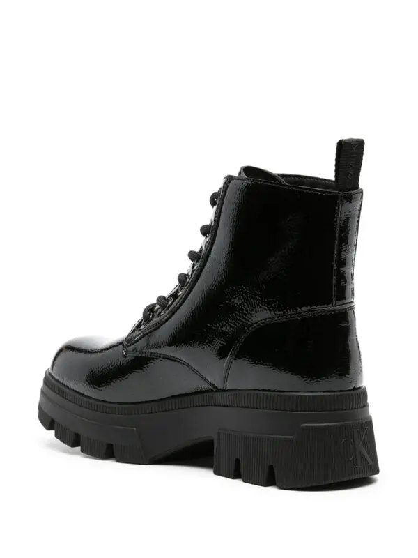 Calvin Klein 60mm Glossy Ankle Boots