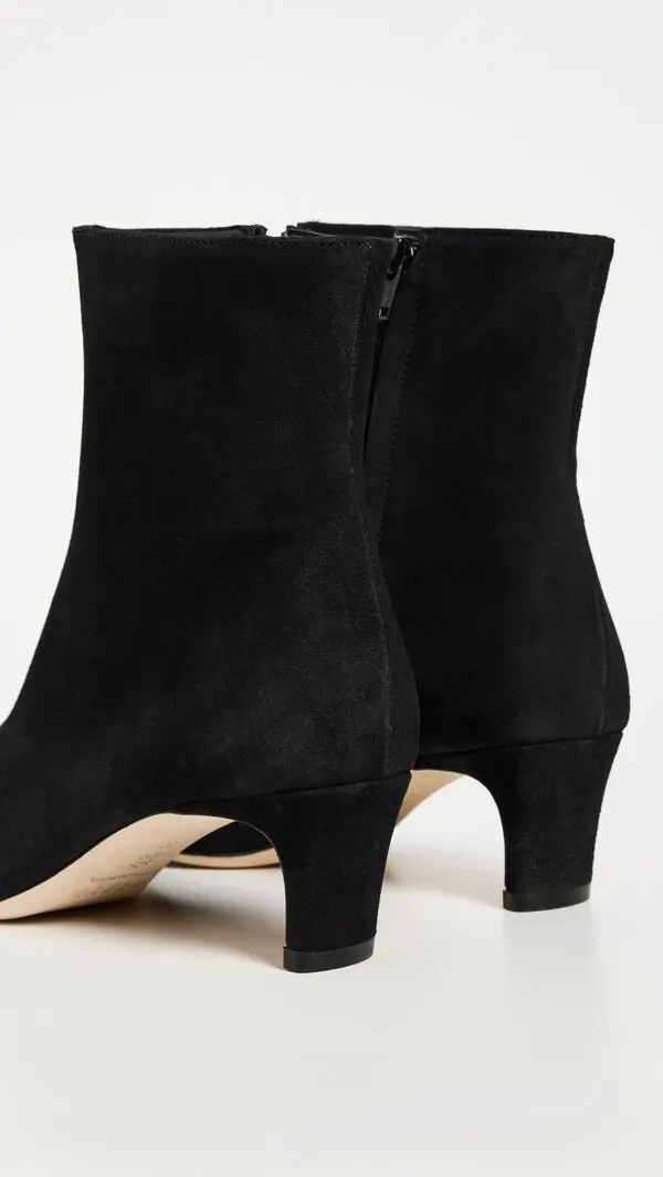 Staud Wally Ankle Boots - Black