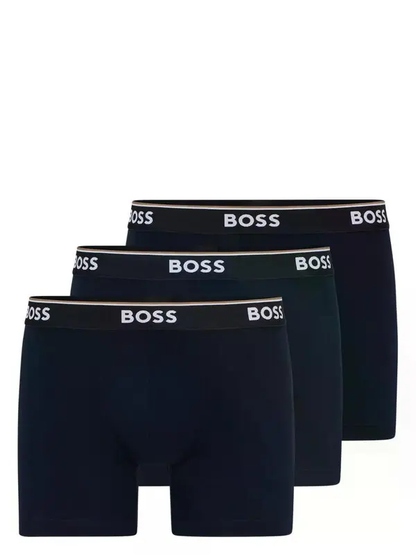 BOSS Logo-waistband Boxers - Blue