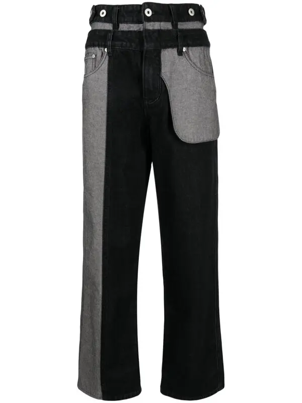 FENG CHEN WANG Mid-rise Straight-leg Jeans