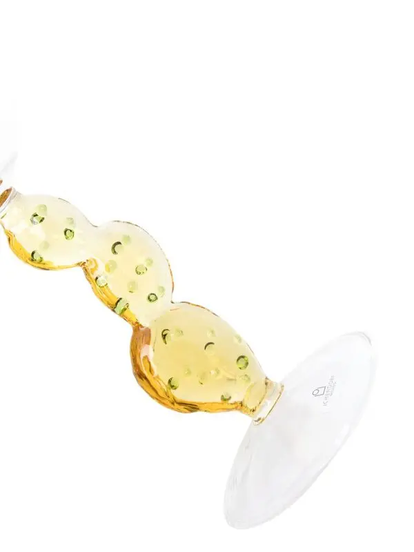 ICHENDORF MILANO Cactus-motif Asymmetric Wine Glass
