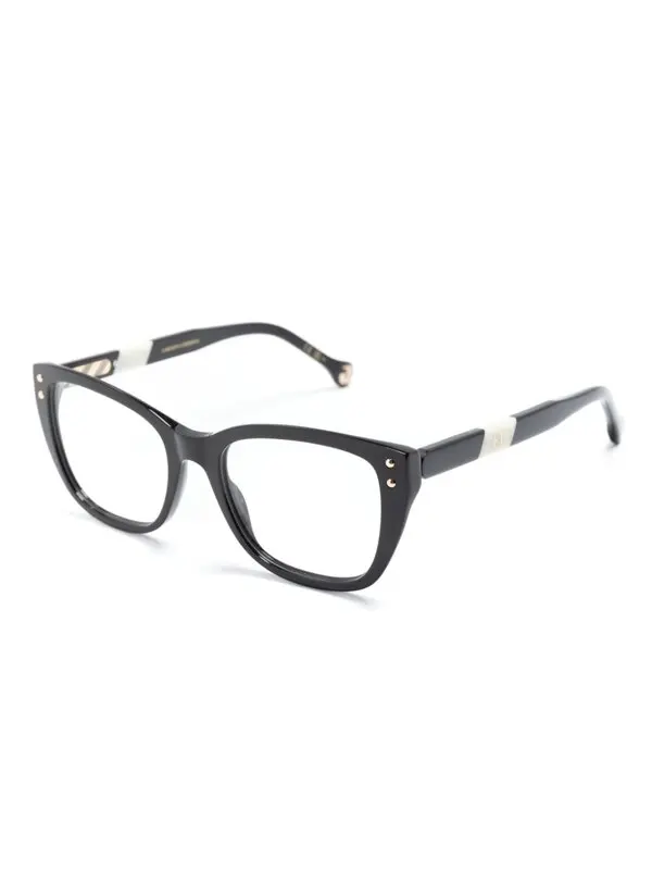 Carolina Herrera Logo Glasses - Black
