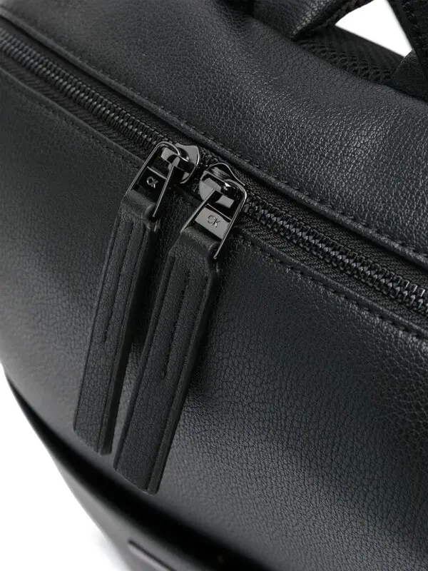 Calvin Klein Logo-plaque Faux-leather Backpack