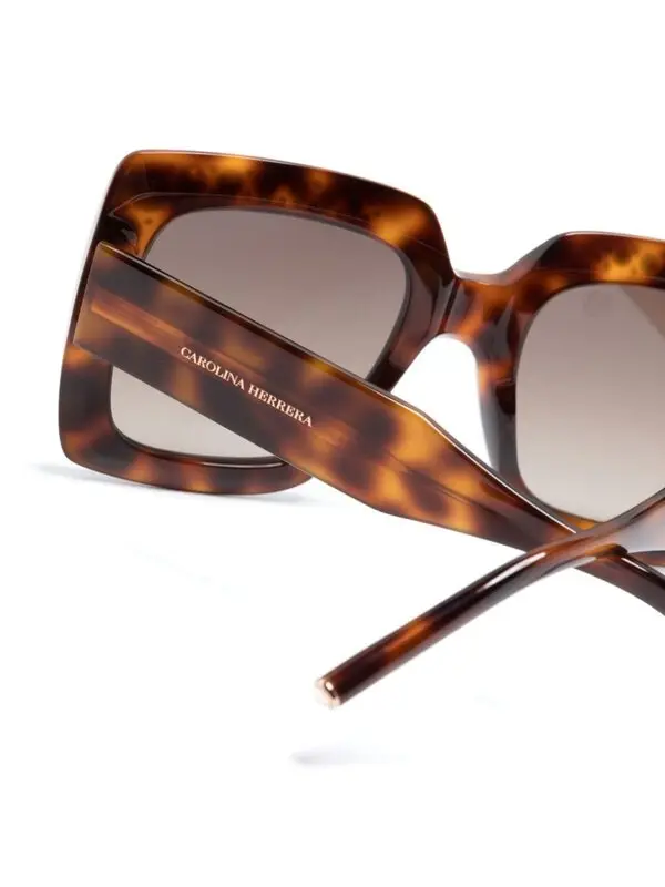 Carolina Herrera Tortoiseshell Sunglasses