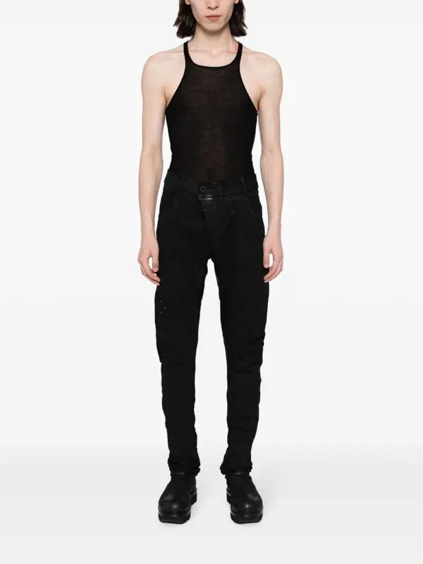 Boris Bidjan Saberi Drop-crotch Skinny Trousers