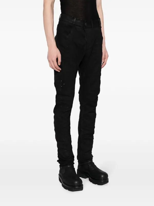 Boris Bidjan Saberi Drop-crotch Skinny Trousers