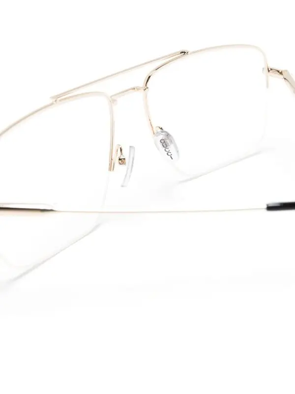 Gucci Logo-engraved Square-frame Glasses