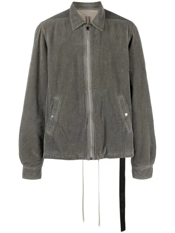Rick Owens Corduroy Shirt Jacket - Grey