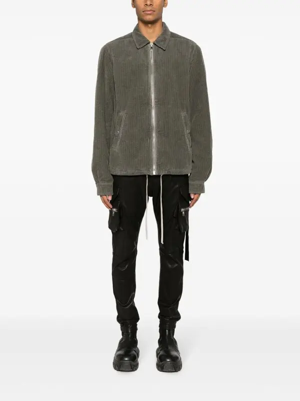Rick Owens Corduroy Shirt Jacket - Grey
