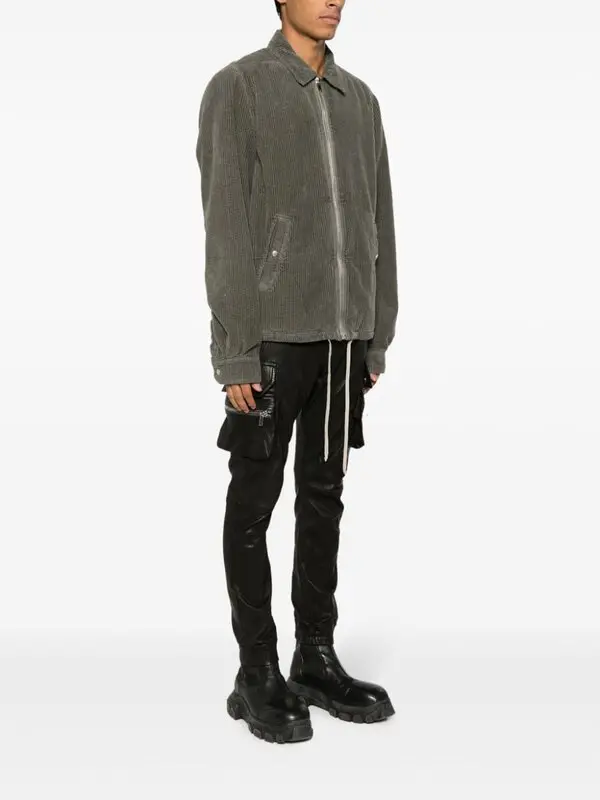 Rick Owens Corduroy Shirt Jacket - Grey