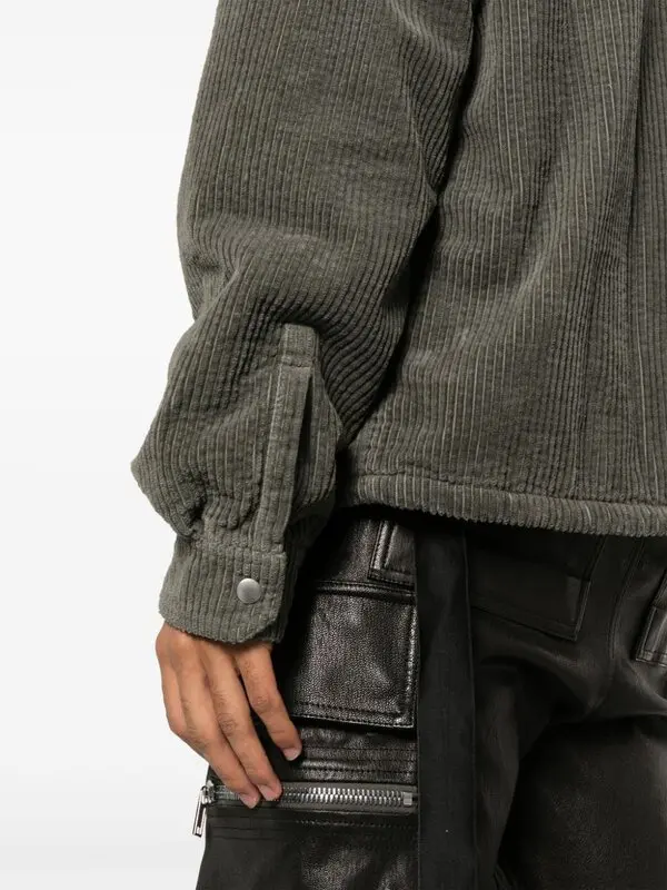 Rick Owens Corduroy Shirt Jacket - Grey