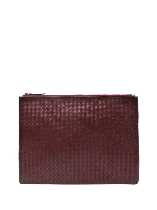 Dragon Diffusion Interwoven-design Clutch - Red