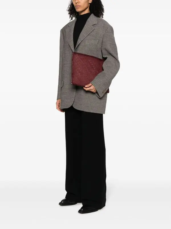 Dragon Diffusion Interwoven-design Clutch - Red