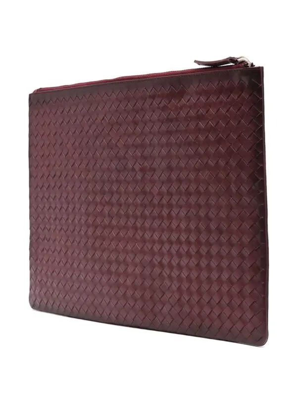 Dragon Diffusion Interwoven-design Clutch - Red