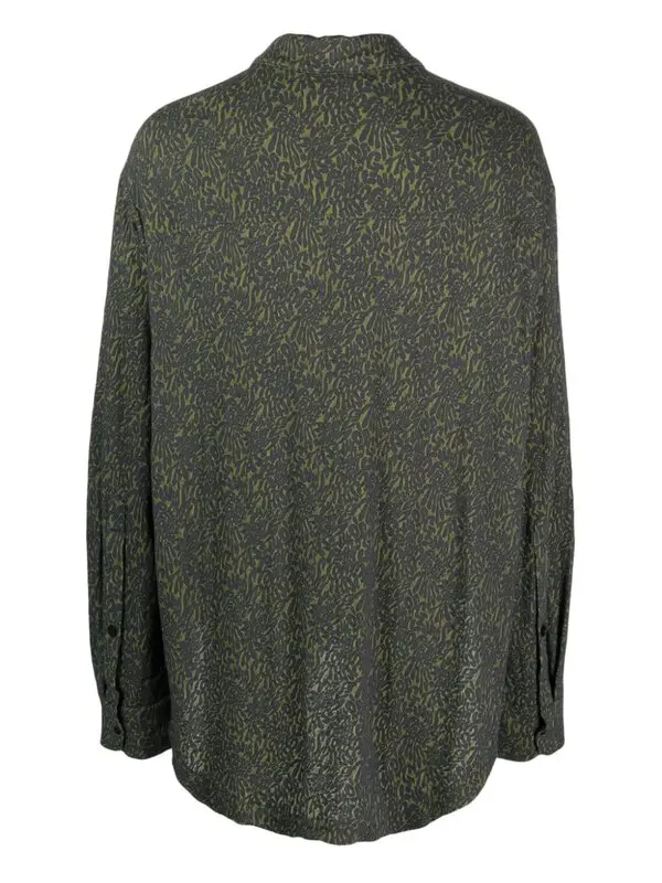 Eckhaus Latta Skrunk Patterned-jacquard Shirt