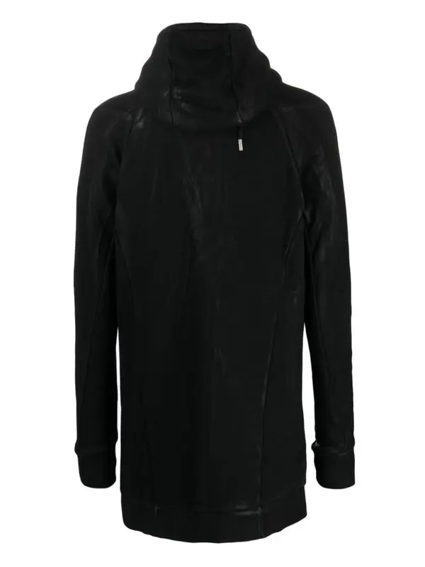 Boris Bidjan Saberi Distressed-effect Drawstring Hooded Jacket