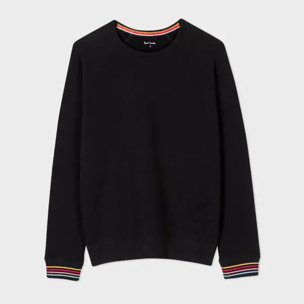 Paul Smith Lounge Sweatshirt With 'swirl' Cuffs