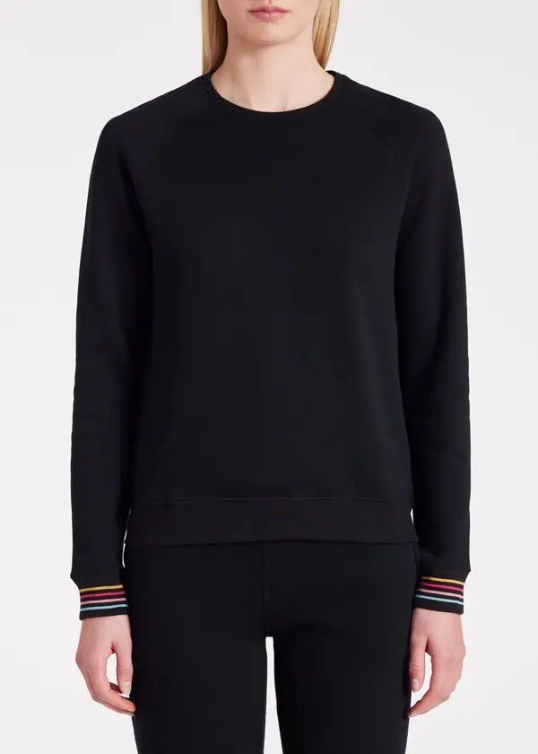 Paul Smith Lounge Sweatshirt With 'swirl' Cuffs