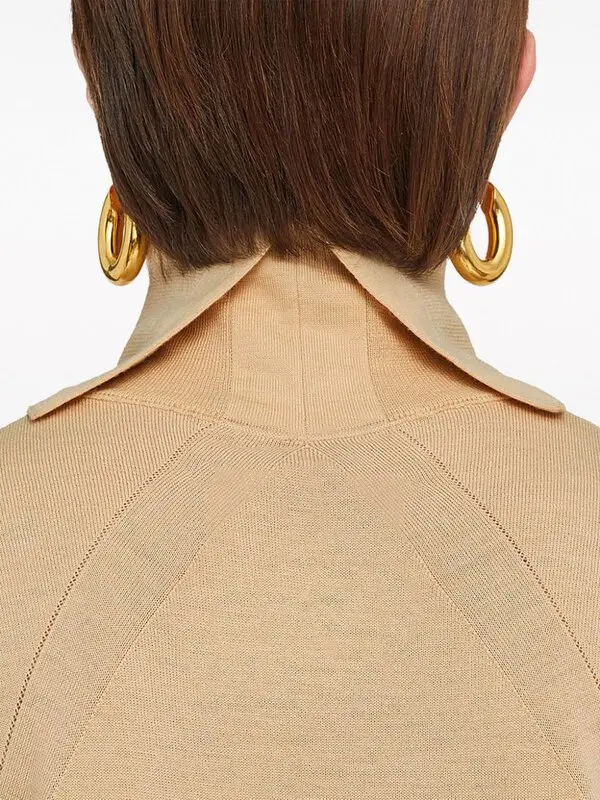 JIL SANDER Roll-neck Wool Jumper - Neutrals