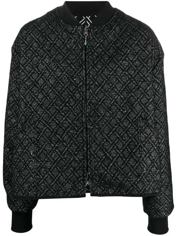 4SDESIGNS Panelled-design Reversible Bomber Jacket