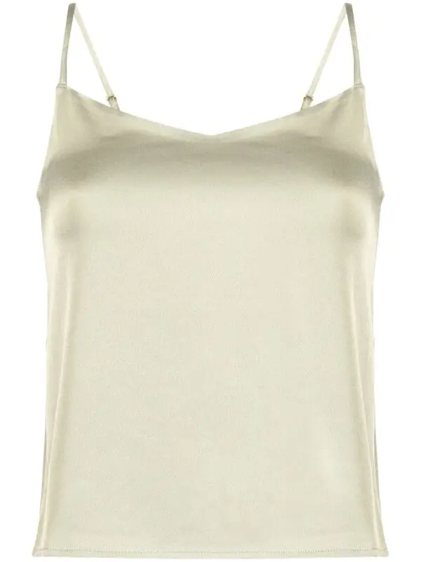 GOODIOUS V-neck Slip Top - Green
