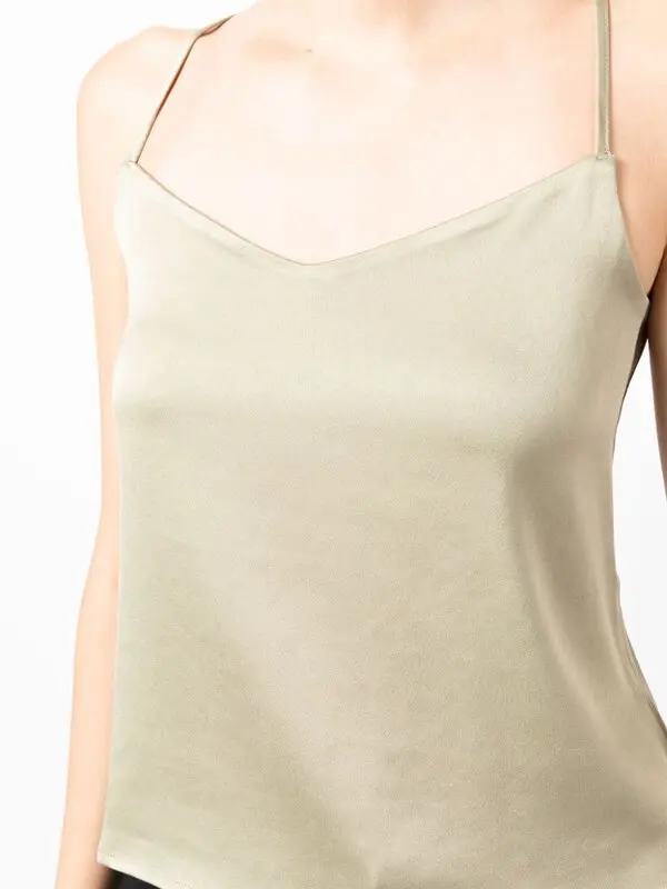 GOODIOUS V-neck Slip Top - Green