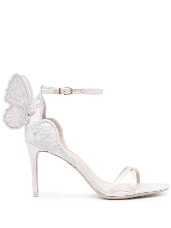 SOPHIA WEBSTER Chiara Butterfly-appliqué Sandals - Blue