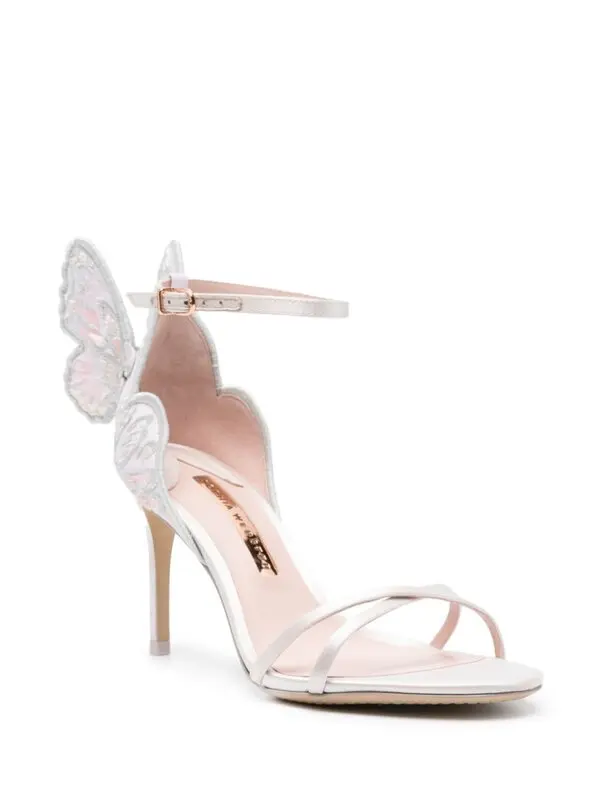 SOPHIA WEBSTER Chiara Butterfly-appliqué Sandals - Blue