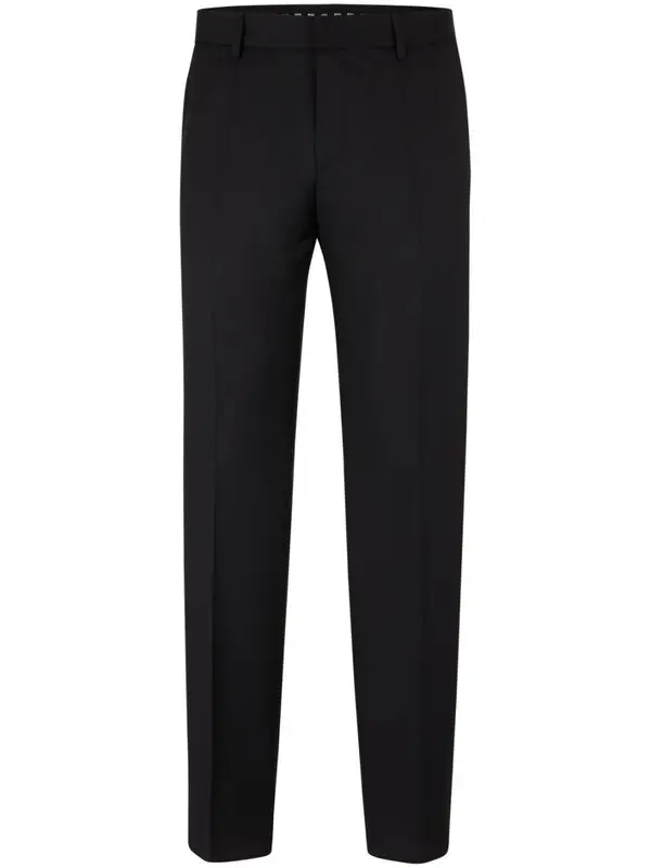 BOSS Straight Leg Trousers - Black