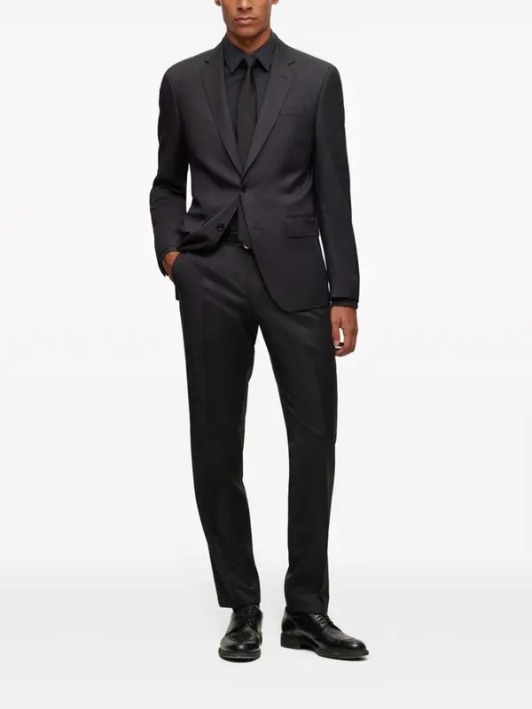BOSS Straight Leg Trousers - Black