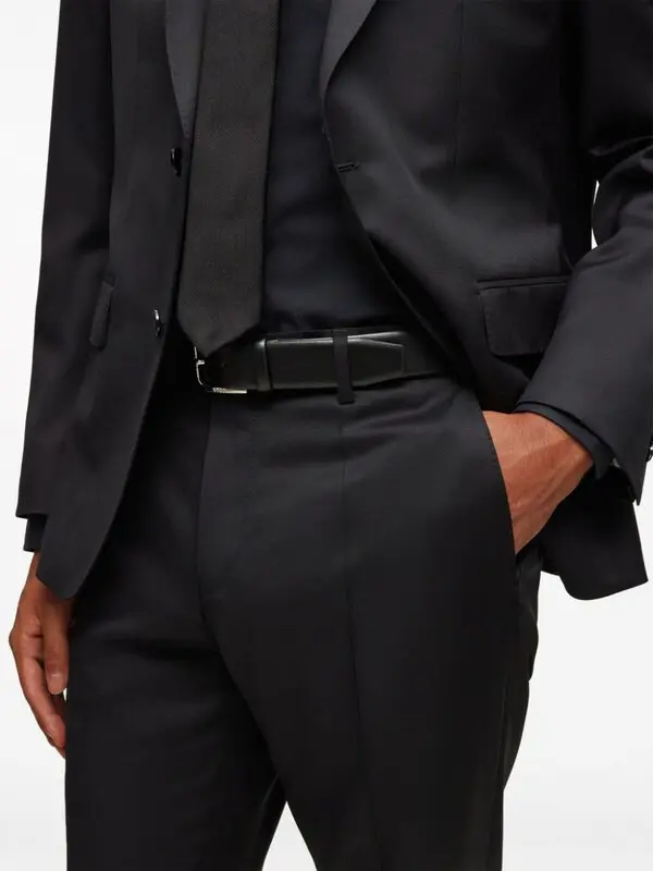 BOSS Straight Leg Trousers - Black