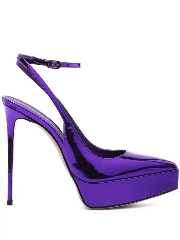 LE SILLA Uma 140mm Platform Pumps - Purple