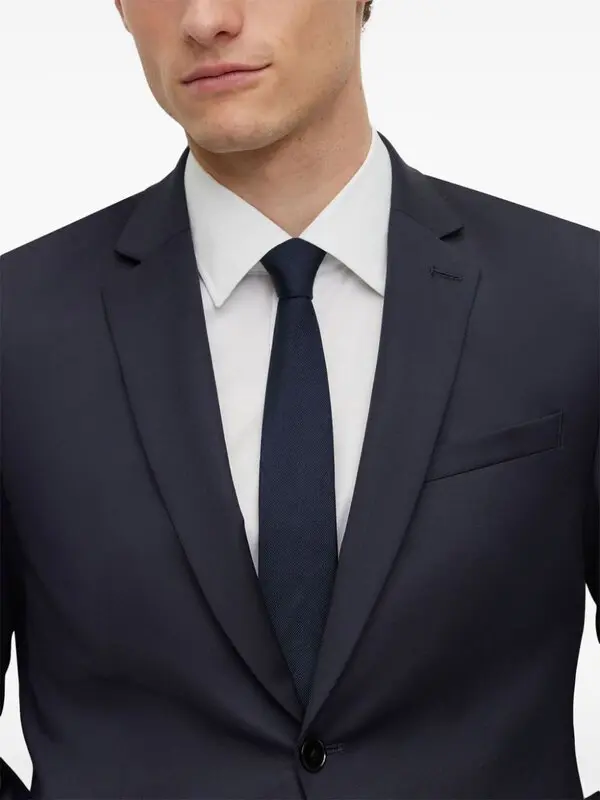 BOSS Virgin-wool Single-breasted Blazer