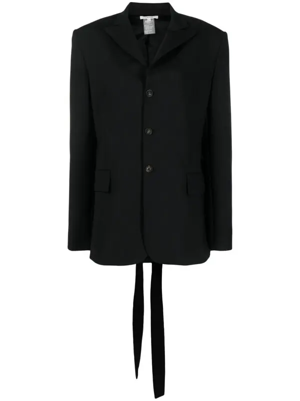 NENSI DOJAKA Strap-detail Single-breasted Blazer