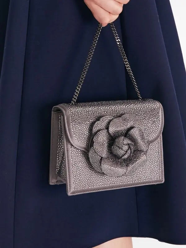 Oscar De La Renta Crystal-embellished Mini Bag