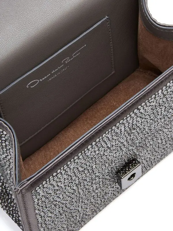 Oscar De La Renta Crystal-embellished Mini Bag