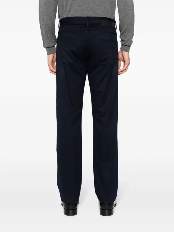 Giorgio Armani Straight-leg Trousers - Blue