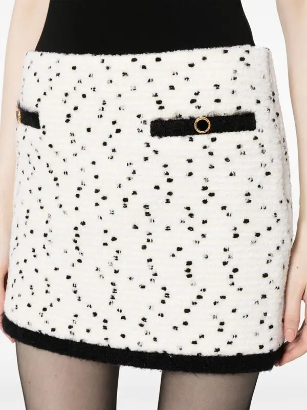 Alessandra Rich Polka-dot Mini Skirt