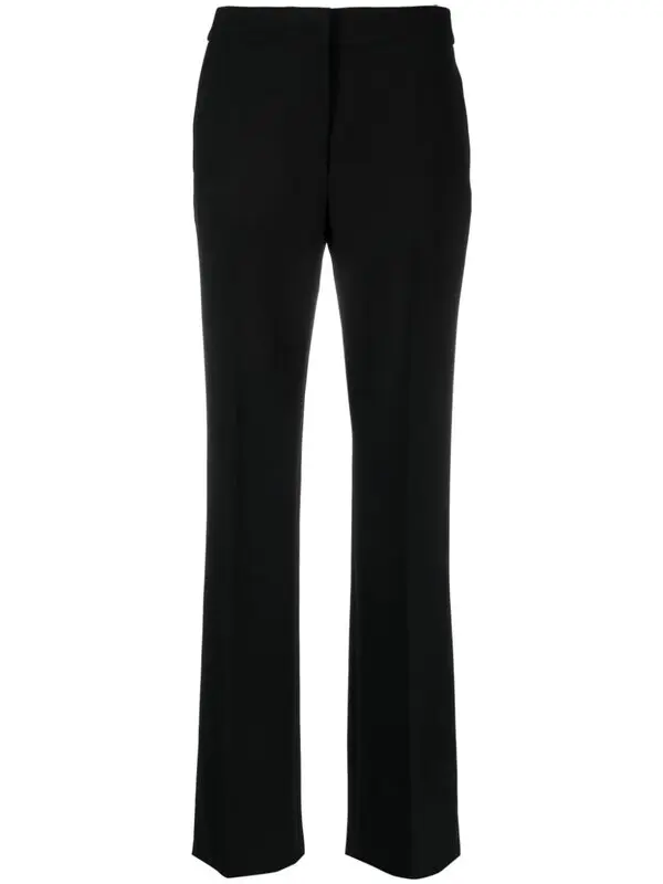 Moschino Crepe Mid-rise Flared Trousers