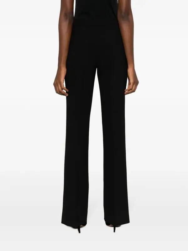 Moschino Crepe Mid-rise Flared Trousers