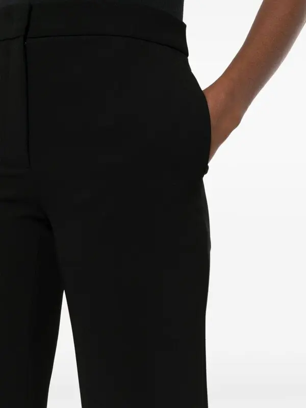 Moschino Crepe Mid-rise Flared Trousers
