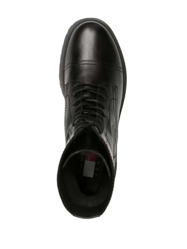 Tommy Hilfiger Logo-debossed Ankle Boots