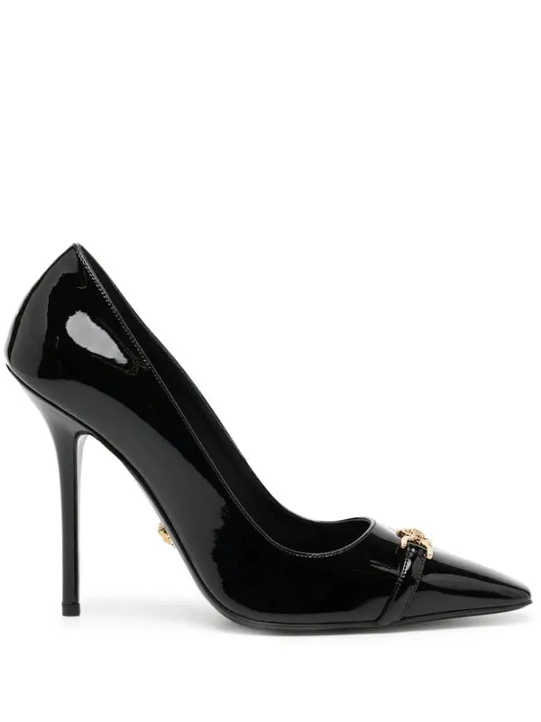 Versace 110mm Patent-finish Leather Pumps