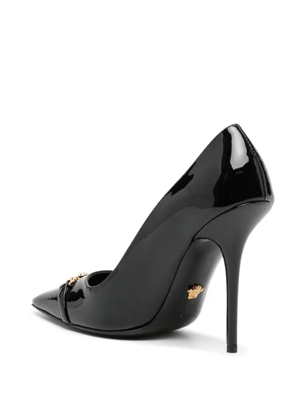 Versace 110mm Patent-finish Leather Pumps