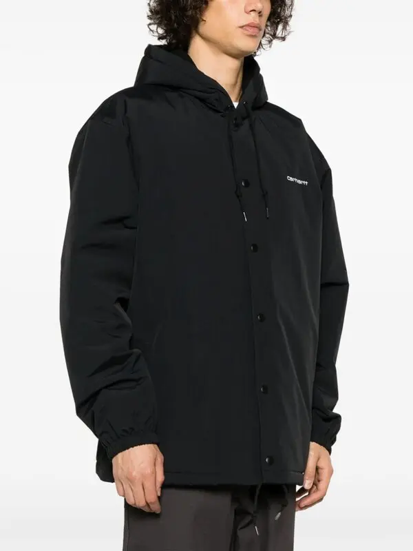 Carhartt Work In Progress Coach Logo-embroidered Hooded Jacket