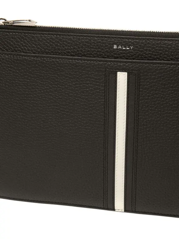 Bally Ribbon Zipped Leather Envelope Wallet