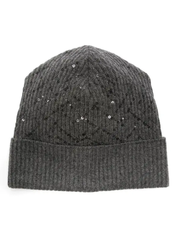 Brunello Cucinelli Sequin-embellished Cashmere Beanie