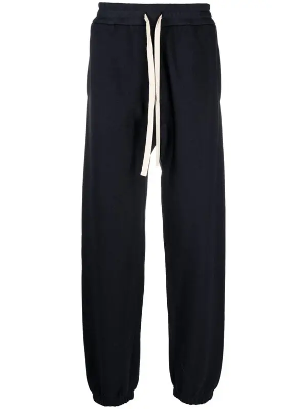 JIL SANDER Drawstring Cotton Track Pants