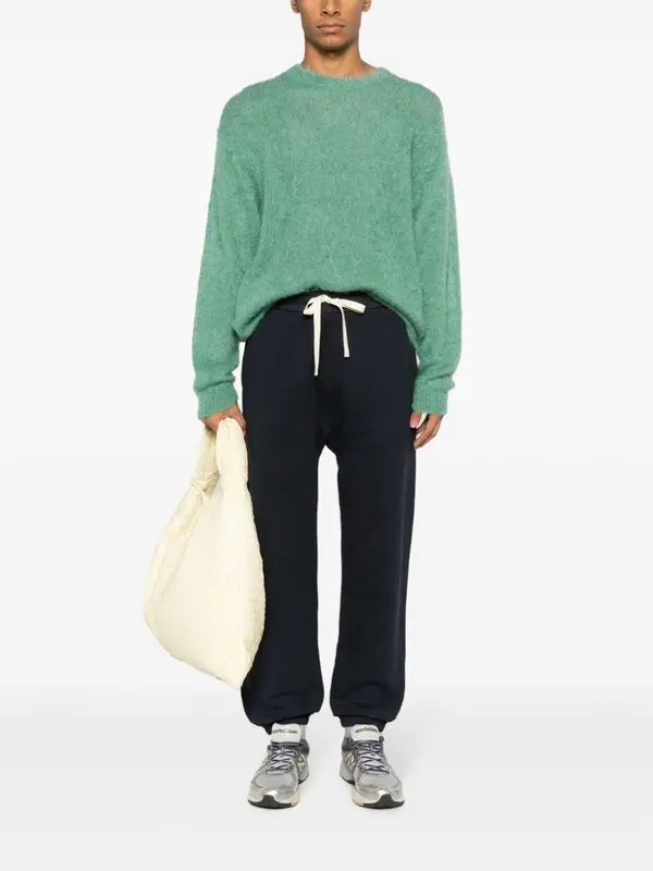 JIL SANDER Drawstring Cotton Track Pants